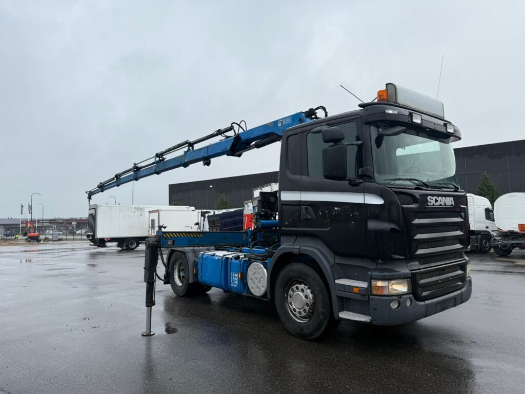 Automoviles Alemanes – SCANIA R420 2007 CON GRUA HIAB – Automoviles ...